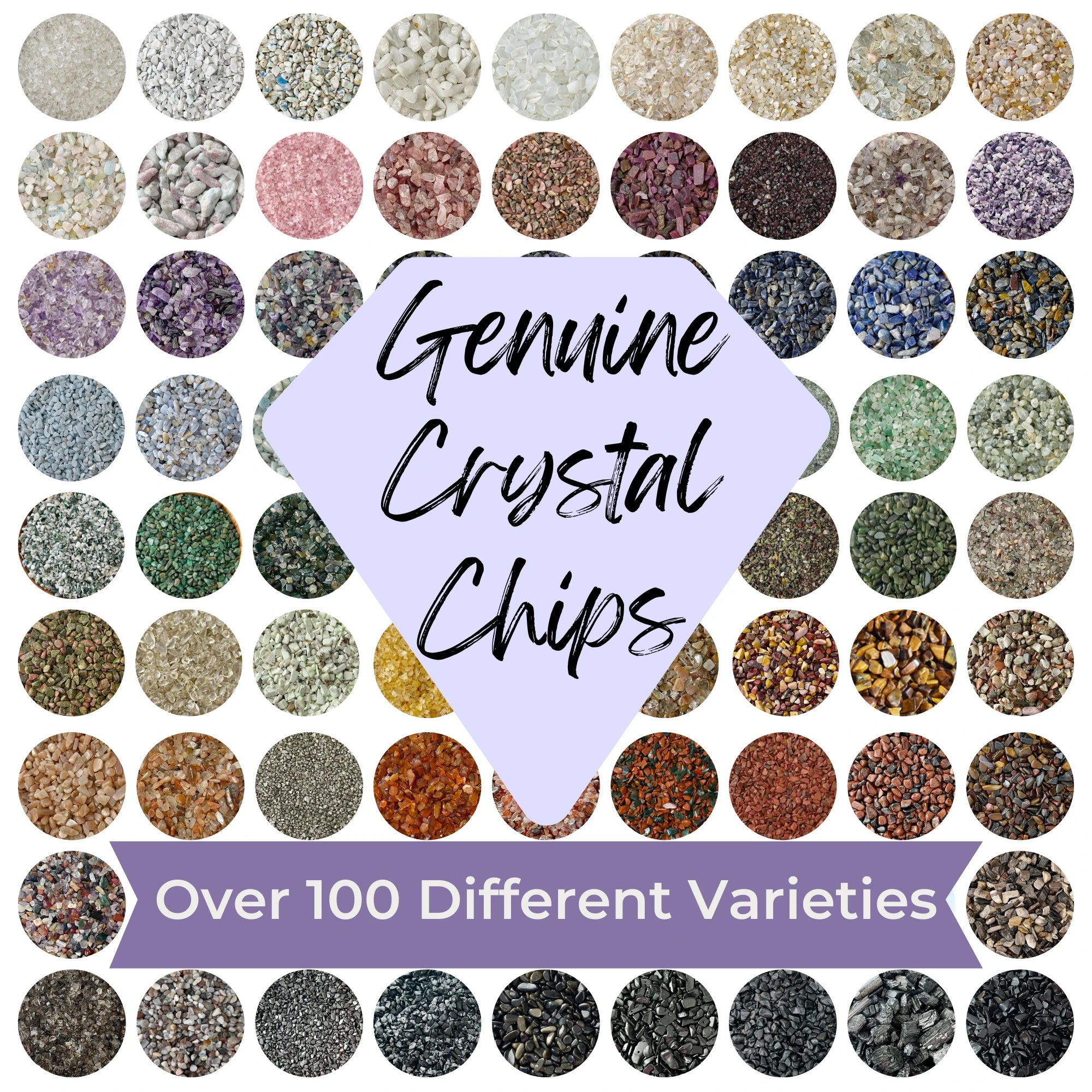 Crystal Gemstone Chips for Crafting & Spiritual Projects | Shop Now ...
