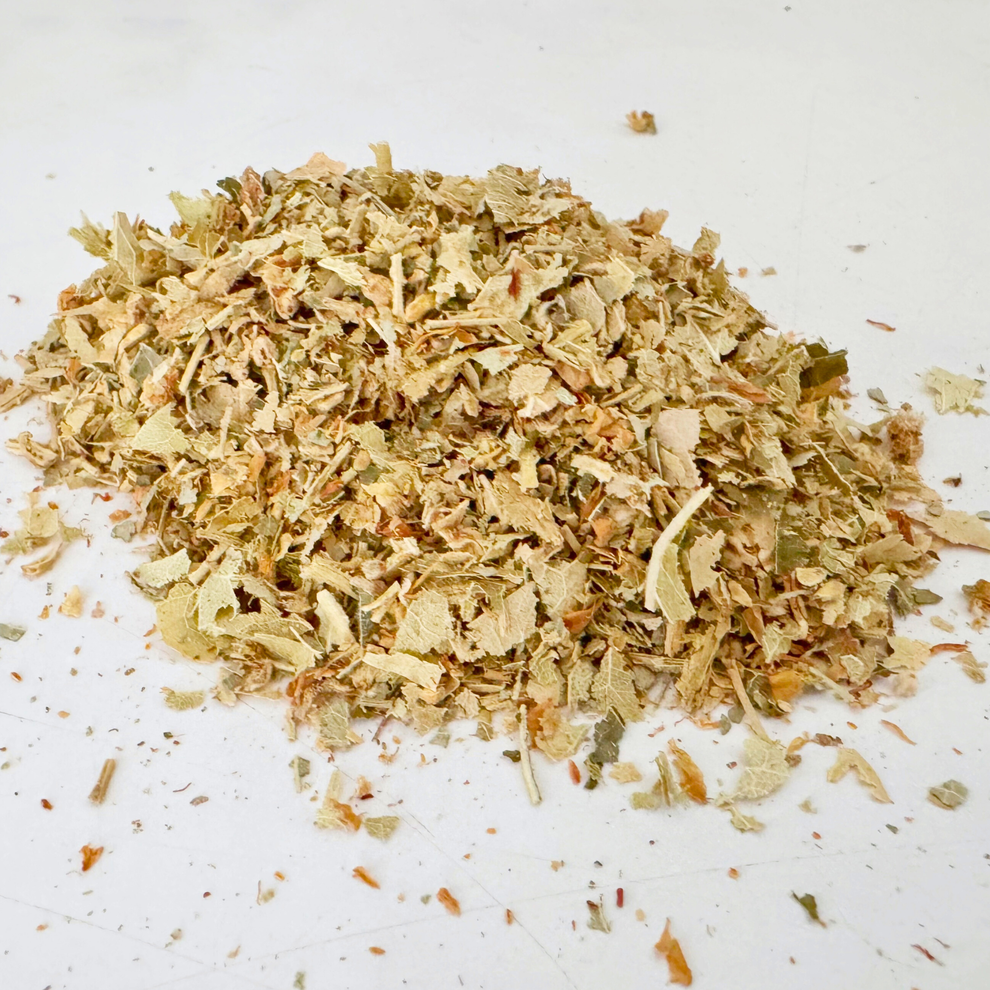 Linden Leaf and Flower Cut, Sifted, Organic | The Stone Sanctuary