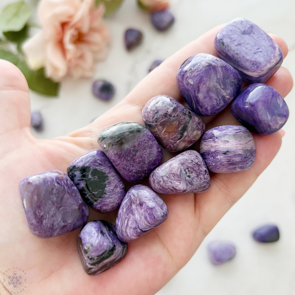 Charoite Tumbled Stones | The Stone Sanctuary