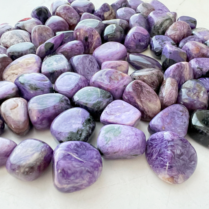Charoite Tumbled Stones | The Stone Sanctuary