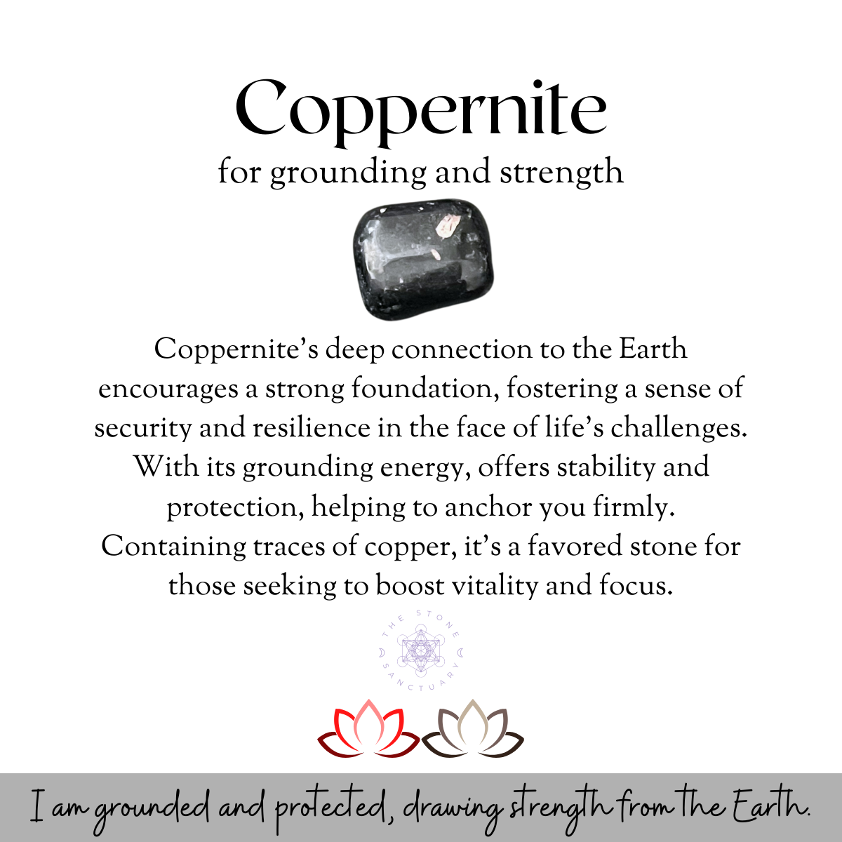 Coppernite Tumbled Stones | The Stone Sanctuary