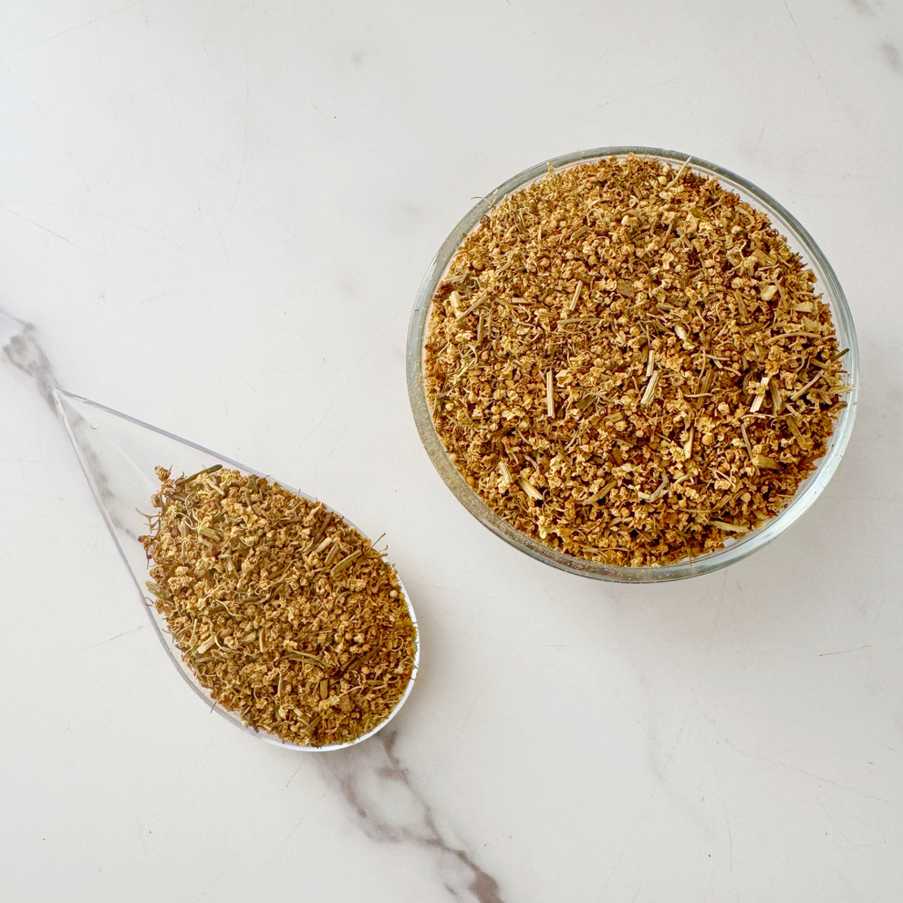 Linden Leaf and Flower Cut, Sifted, Organic | The Stone Sanctuary