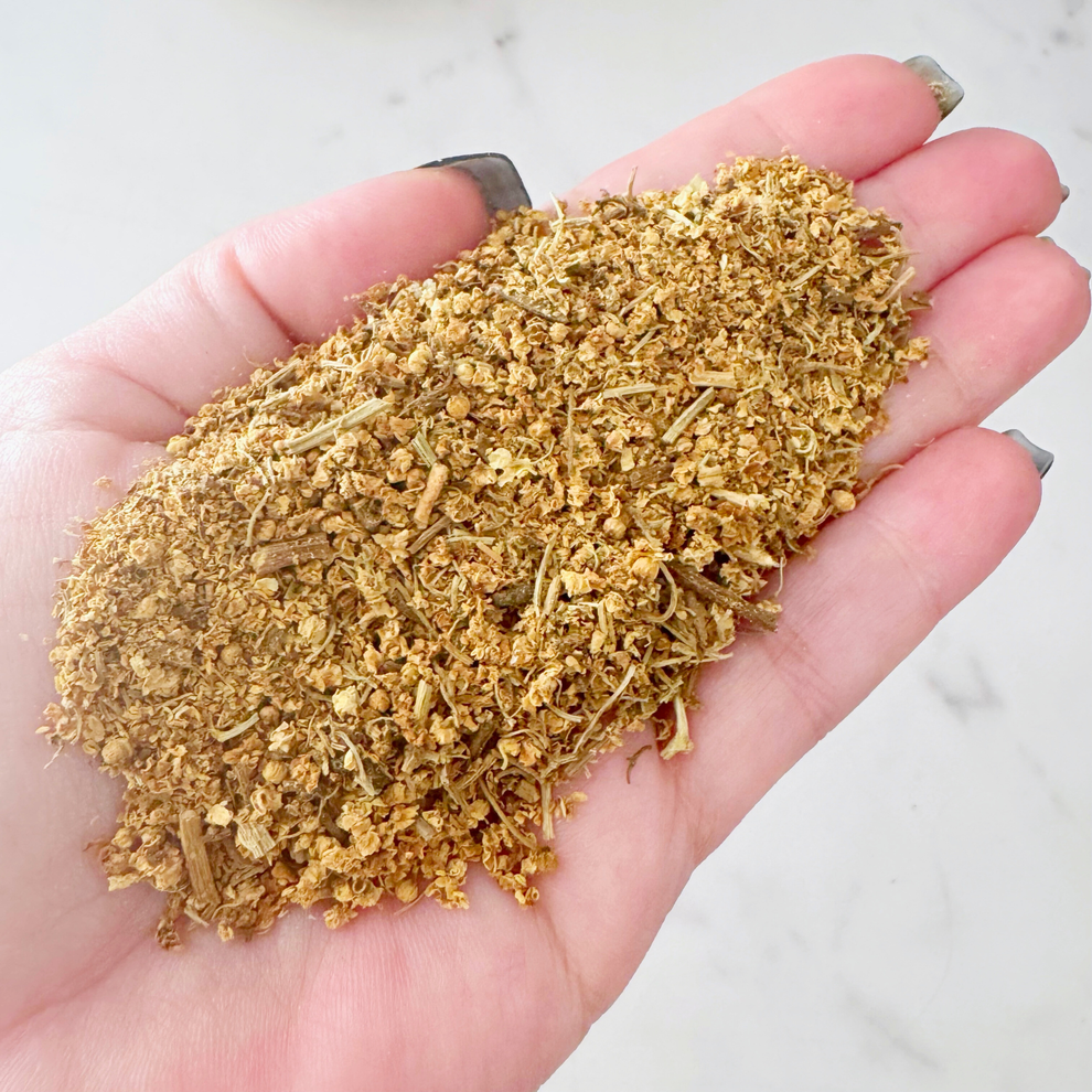 Linden Leaf and Flower Cut, Sifted, Organic | The Stone Sanctuary