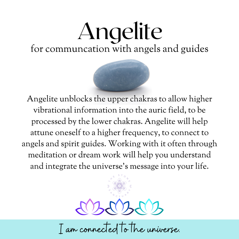 Angelite Gemstone Sand (180g) | The Stone Sanctuary