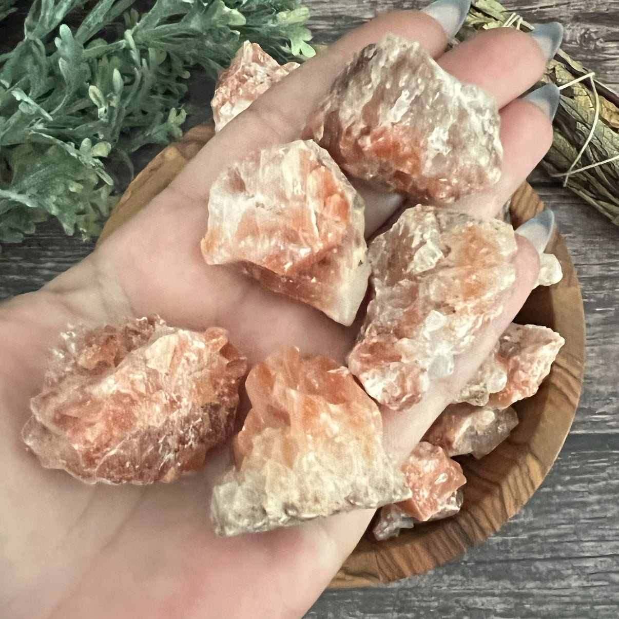 Raw Red Calcite Stones | The Stone Sanctuary